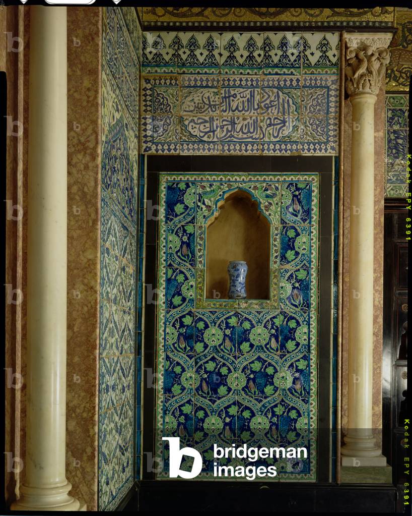 Detail of the Arab Hall, 1870s Leighton House Museum, Kensington ...